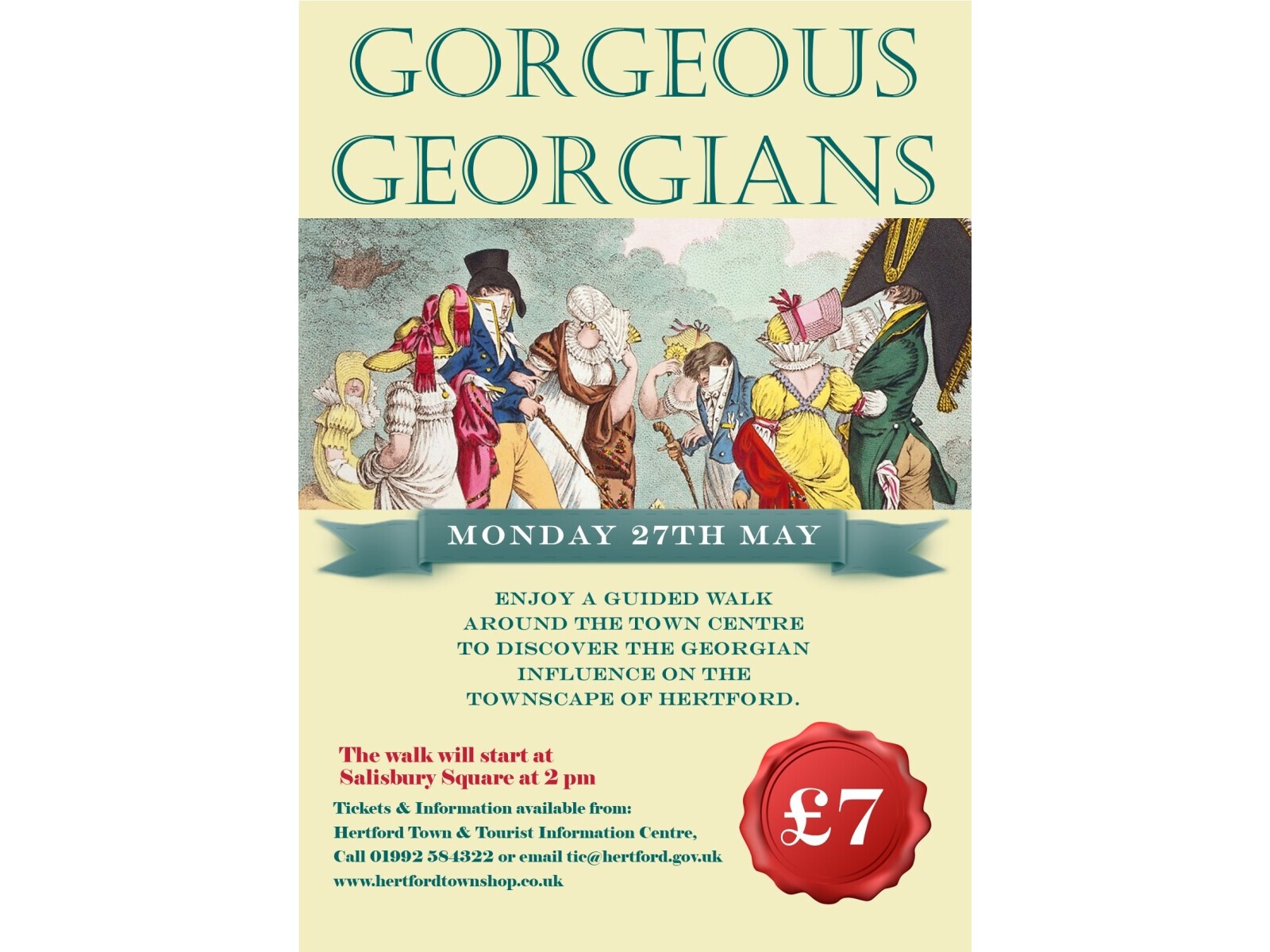 Gorgeous Georgians Guided Walk - Monday 27th May